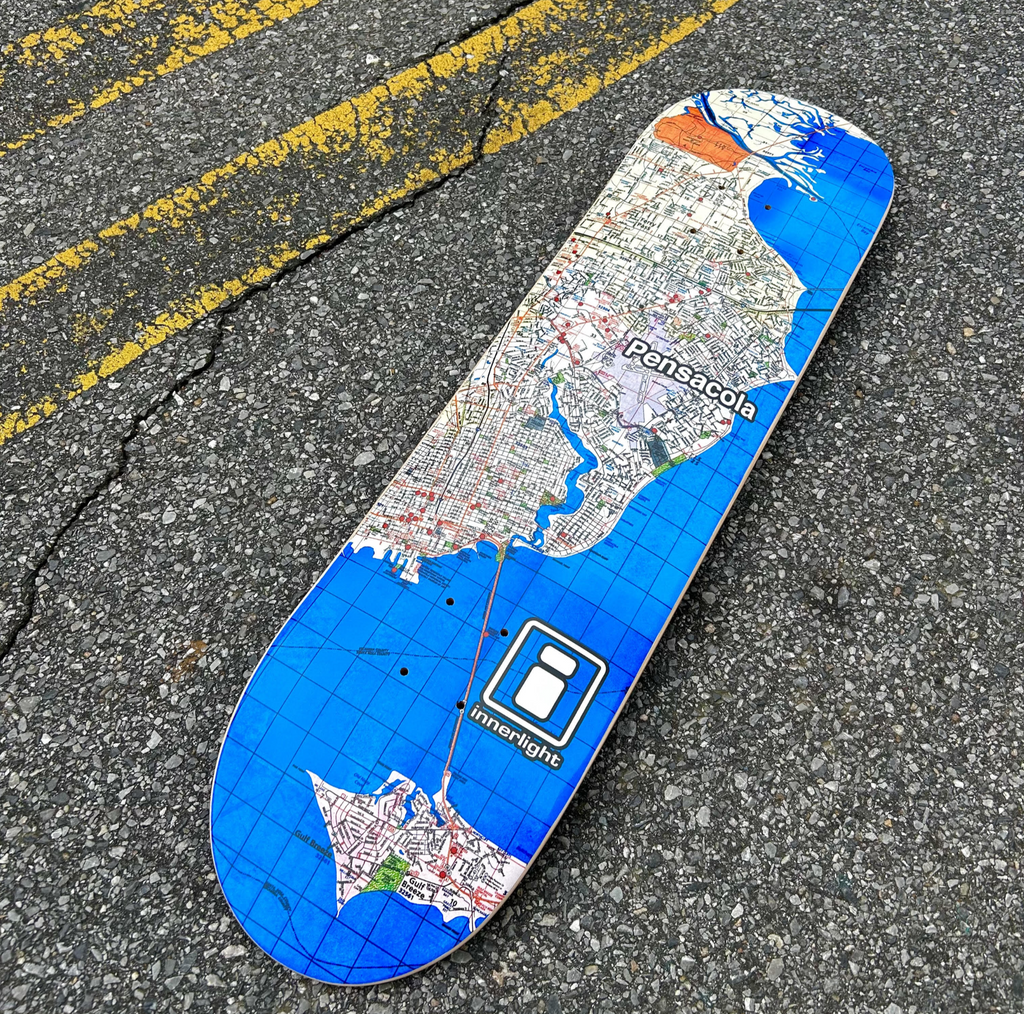 Pensacola Map Deck - Innerlight Surf Shop